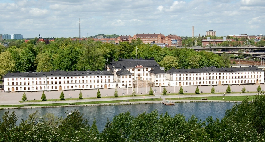 Karlberg castle, Stockholm Sweden. Home to the Swedish Military Academy ...